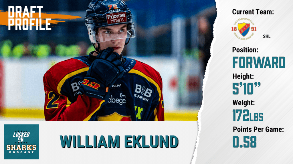 Will Scouch on Why Eklund Could Transform Sharks | San Jose Hockey Now