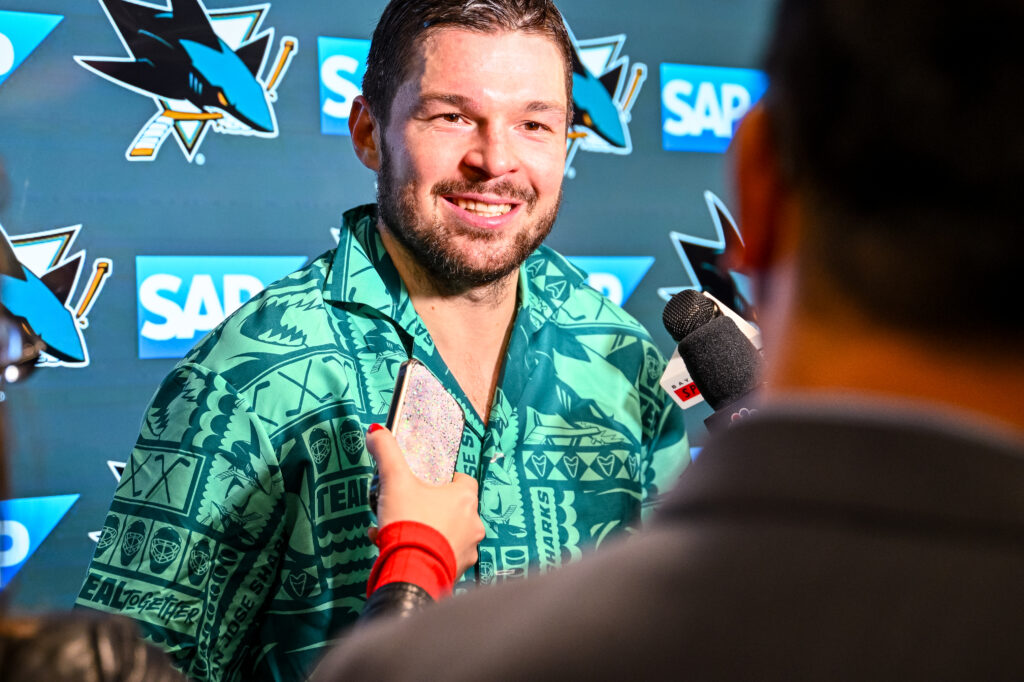 Sharks Locker Room: Celebrini, Smith Talk NHL Debut | San Jose Hockey Now