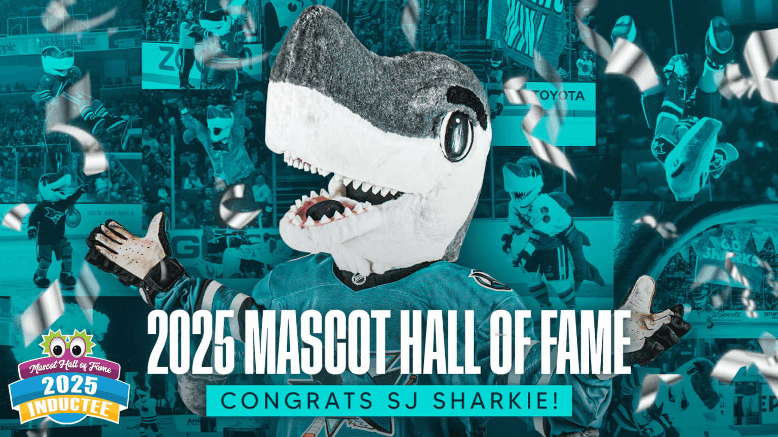 SJHN Daily: S.J. Sharkie Makes Mascot Hall of Fame, Ex-Sharks Win ...