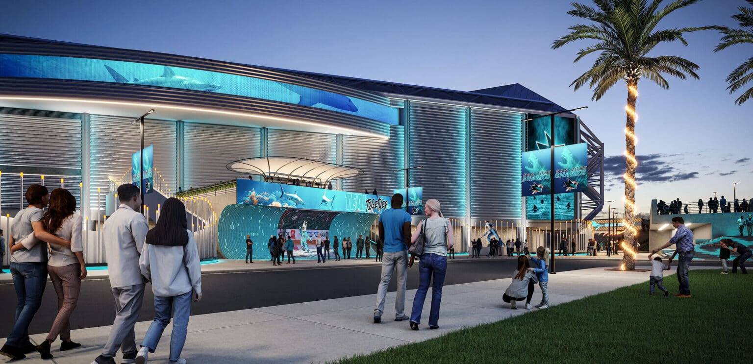 Sharks Launch Website, With New Images, for Re-Imagined SAP Center ...